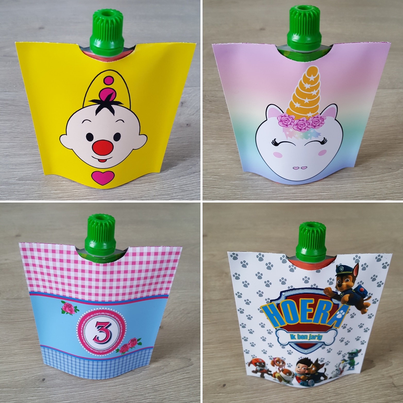 Knijpfruit wikkels - Print je Traktatie